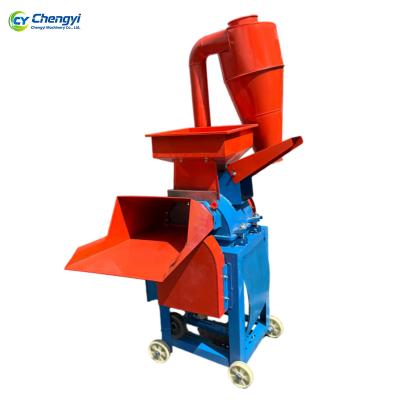 China Galvanized Steel Grass Pulping Machine 300-500kg/h Forage Crusher Feed Processor for sale
