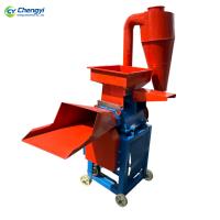 China Stainless Steel Grass Pulping Machine 300-500kg/h Forage Crusher for Livestock Feed for sale