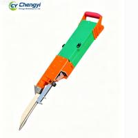 China Steel Jab Planter Hand Seeder 81cm Height 4kg Capacity Precision Sowing Tool for Corn Beans Vegetables Farming for sale