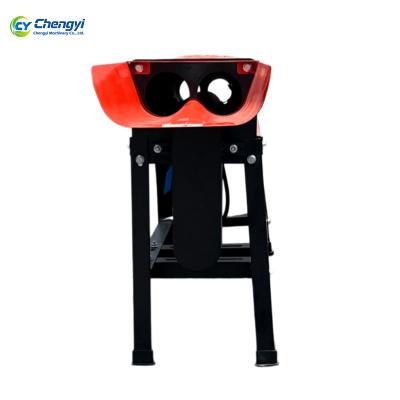 China Iron Double Drum Corn Thresher 1000-1500 kg/h Maize Depuller 220V for sale