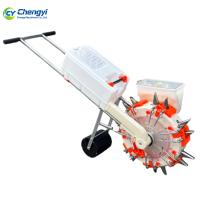 China Polymer Manual Seeder Machine With Fertilizing Hand Operated Sower Lightweight Distribution Unit for sale