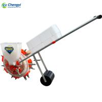 China Manual Seeder Machine Mechanical Row Planter Lightweight Single Handle Sower For Soybean Cultivation for sale