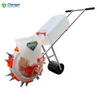 China Manual Seeder Machine Mechanical Row Planter Lightweight Single Handle Sower For Soybean Cultivation for sale