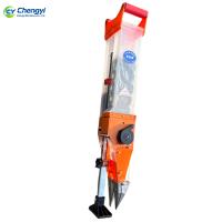 China Carbon Steel Jab Planter Hand Seeder 81cm Height 4kg Capacity Precision Planting Tool for sale