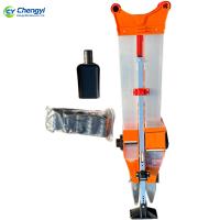 China Durable Steel Jab Planter Seed Dibbler 81cm Height 4kg Capacity Agricultural Sowing Equipment for sale