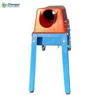 China Iron Single Roller Corn Sheller 1000-1500 kg/h Maize Cracker Automatic Feed Processor for sale