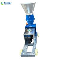 China Heavy Duty Steel Feed Pellet Machine 100-2000kg/h Poultry Granulator for Animal Feed for sale