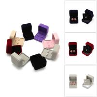China Wedding Souvenir Gift Velvet Jewelry Display Box for Necklace and Earrings for sale