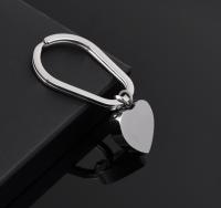 China Stainless Steel Cremation Urn Paw Print Heart Key Ring for Memorial Jewelry and OEM/ODM for sale