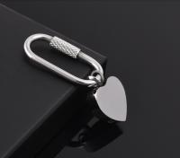 China Stainless Steel Cremation Urn Paw Print Heart Key Ring for Memorial Jewelry and OEM/ODM for sale