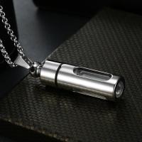 China Perfume Bottle Stainless Steel Aromatherapy Diffuser Necklace for Fashion Enthusiasts for sale
