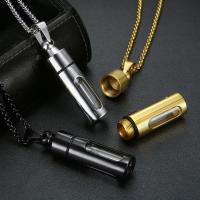 China Perfume Bottle Stainless Steel Aromatherapy Diffuser Necklace for Fashion Enthusiasts for sale