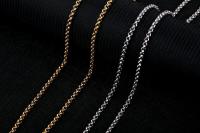 China Stainless Steel Pearl Chain Necklace 2.0mm Wide 16