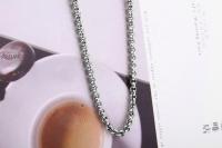 China Stainless Steel Pearl Chain Necklace 2.0mm Wide 16