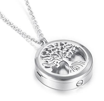 China Tree of Life Memorial Jewelry for Pet/Human Picture Locket Pendant Necklace for sale