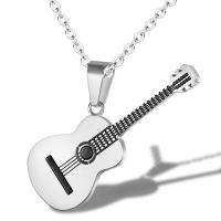 China Personalized Stainless Steel Guitar Pendants 2020 Fashion Silver Plated Occasion Gift for sale