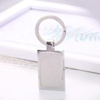 China 18K Gold Plated Stainless Steel Square and Round Cremation Keepsake Keyring for Jewelry for sale