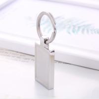 China 18K Gold Plated Stainless Steel Square and Round Cremation Keepsake Keyring for Jewelry for sale