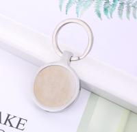 China 18K Gold Plated Stainless Steel Square and Round Cremation Keepsake Keyring for Jewelry for sale