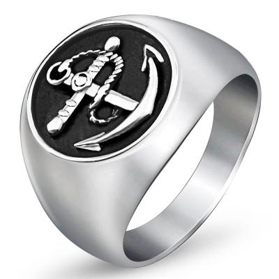 China Jewelry Type Pendants or Charms European Ancient Stainless Steel Ring for Men 2020 for sale