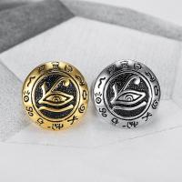 China Fashionable Stainless Steel Ring for Men Europe and USA Horus's Eyes Fashion Accessory for sale