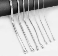 China Stainless Steel Round Snake Chain Pendant Necklace for Men Women Long-Lasting Jewelry for sale