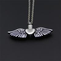 China Stainless Steel Vertical Bar Necklace with CNC Inlay Technology Cremation Ash Pendant for sale