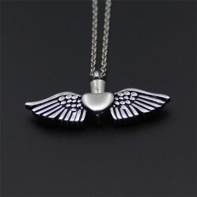 China Stainless Steel Vertical Bar Necklace with CNC Inlay Technology Cremation Ash Pendant for sale