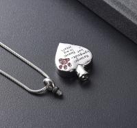 China Pet Keepsake Jewelry Fashionable Cremation Urn Necklace for Ashes Pendant OEM/ODM for sale