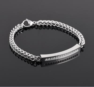 China Nice CZ Stone Crystal Memorial Ashes Urn Bracelet Keepsake Cremation Bangle Gift Occasion for sale