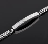 China Nice CZ Stone Crystal Memorial Ashes Urn Bracelet Keepsake Cremation Bangle Gift Occasion for sale
