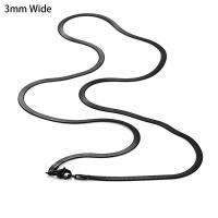China Women's 2mm/2.5mm/3mm/4mm Stainless Steel Herringbone Snake Chain Necklace Jewelry for sale
