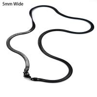 China Women's 2mm/2.5mm/3mm/4mm Stainless Steel Herringbone Snake Chain Necklace Jewelry for sale