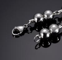China Stainless Steel Bead Chain Bracelet with Paw Print Charm Cremation Jewelry Bangles for sale