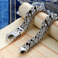 China Colorful Tang Grass Bracelet in 925 Silver for Men Hip Hop Street Fashion Ethnic Style for sale
