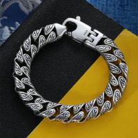 China Colorful Tang Grass Bracelet in 925 Silver for Men Hip Hop Street Fashion Ethnic Style for sale