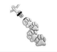 China Fashionable Stainless Steel Memorial Urn Jewelry Necklace For Pet Ashes Keepsake Cremation Pendant for sale