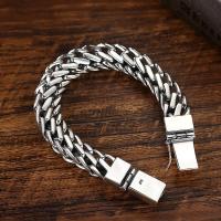 China Men's Fashion Retro Bracelet Overbearing and European Version in S925 Sterling Silver for sale