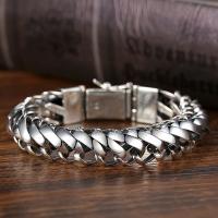 China Men's Fashion Retro Bracelet Overbearing and European Version in S925 Sterling Silver for sale