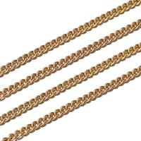 China Customizable Stainless Steel Curb Chains for DIY Bracelet Necklace Decoration for sale