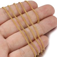 China Customizable Stainless Steel Curb Chains for DIY Bracelet Necklace Decoration for sale