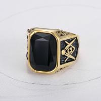 China Europe or America AG Red Diamond Ring Silver Plated and Made of 316L Stainless Steel for sale