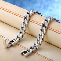 China Retro Thai Silver Craft 925 Silver Material Cuban Chain for Couples' Personalized Look for sale