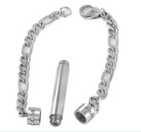 China Free Shipping Personalized DIY Stainless Steel Cremation Jewelry Bracelet for Women Men for sale
