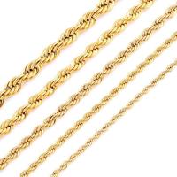 China Twisted Rope Necklace Collarbone Chain Stainless Steel Multi-spec Size Hip Hop Twist for sale