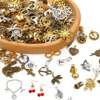 China Unisex Vintage Alloy Necklace Earrings Handmade DIY Mobile Phone Case Pendant Material for sale
