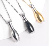 China Advantage 8 Years Experience Stainless Steel Bowling Pin Cremation Urn Locket Pendant for sale