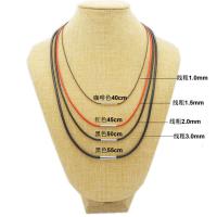 China OEM Necklace Rope Crystal Pendant Rope Wax Rope Gold Jewelry Lanyard for Men and Women for sale