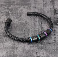 China Multi-layered Weave Leather Bracelet for European Customers Customized and Fashionable for sale