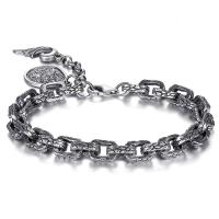China Jewelry Main Material S925 Sterling Silver Personality Retro Imperious Crack Bracelet for sale